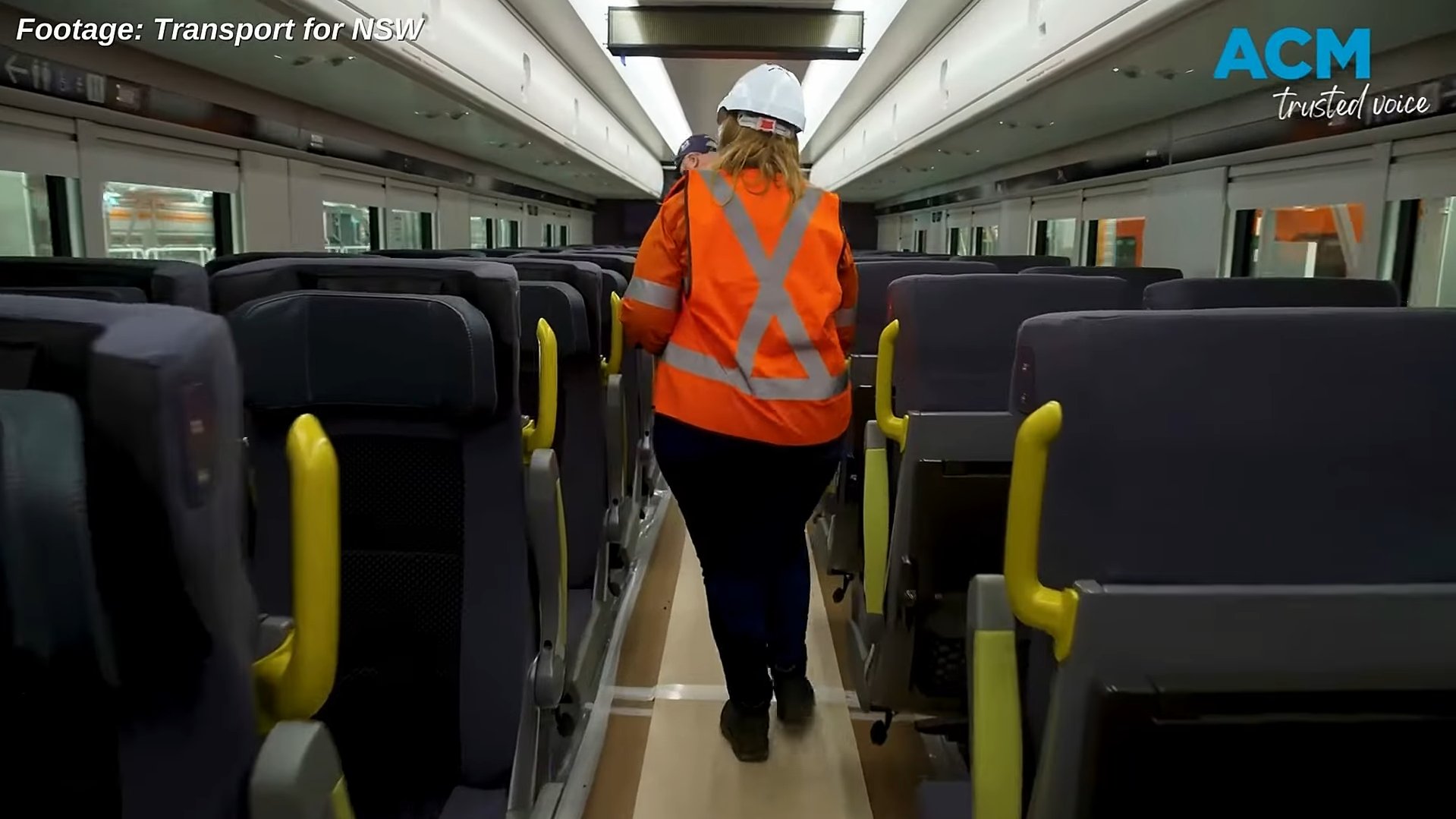 A sneak peek at the new NSW “R Set” trains