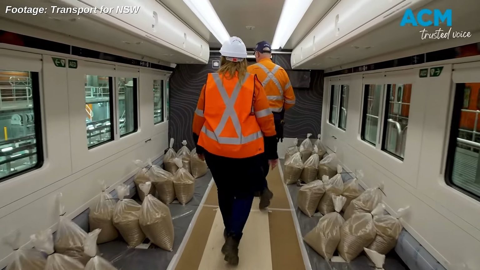 A sneak peek at the new NSW “R Set” trains