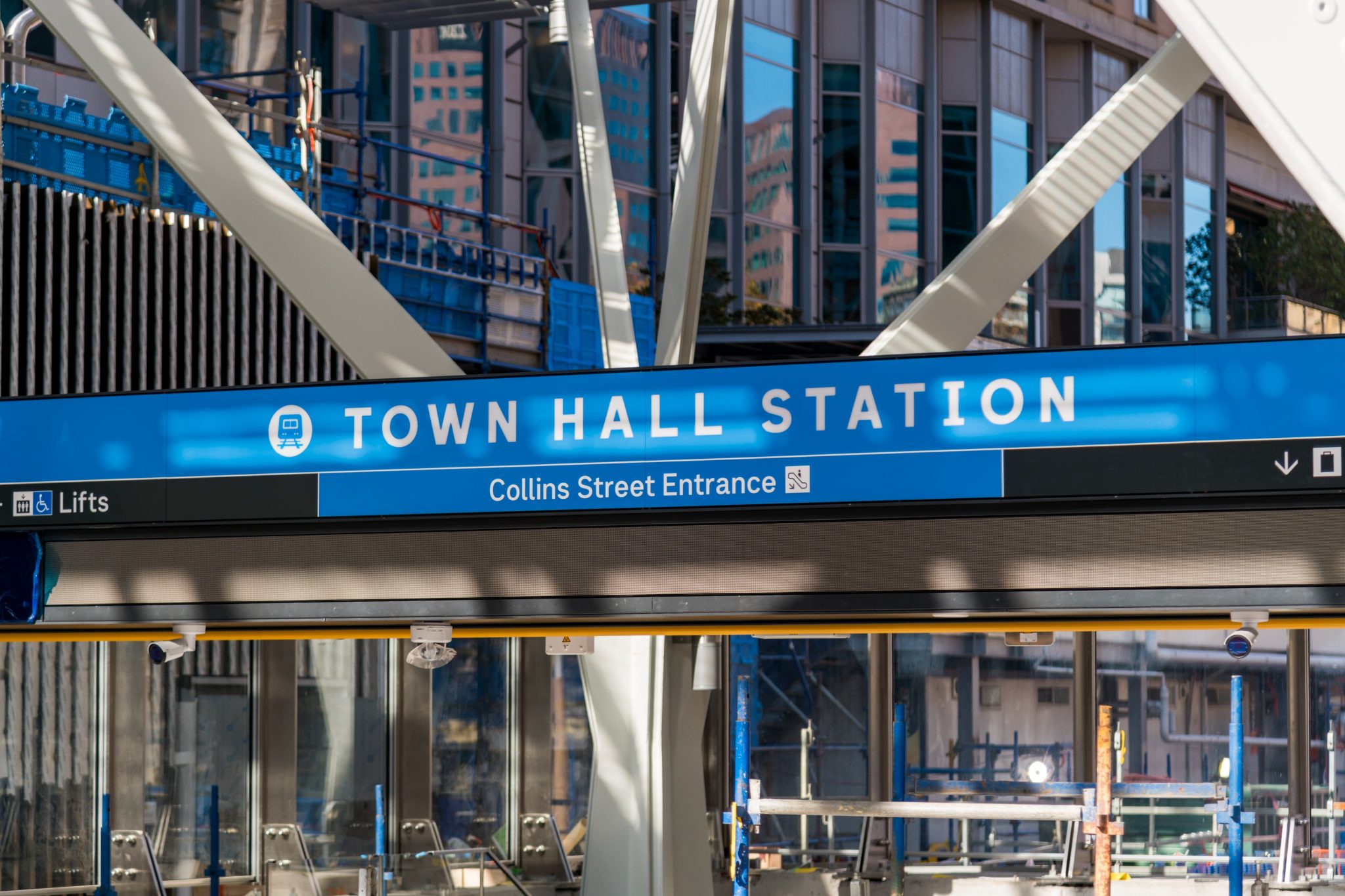 Town Hall Metro Station finally complete