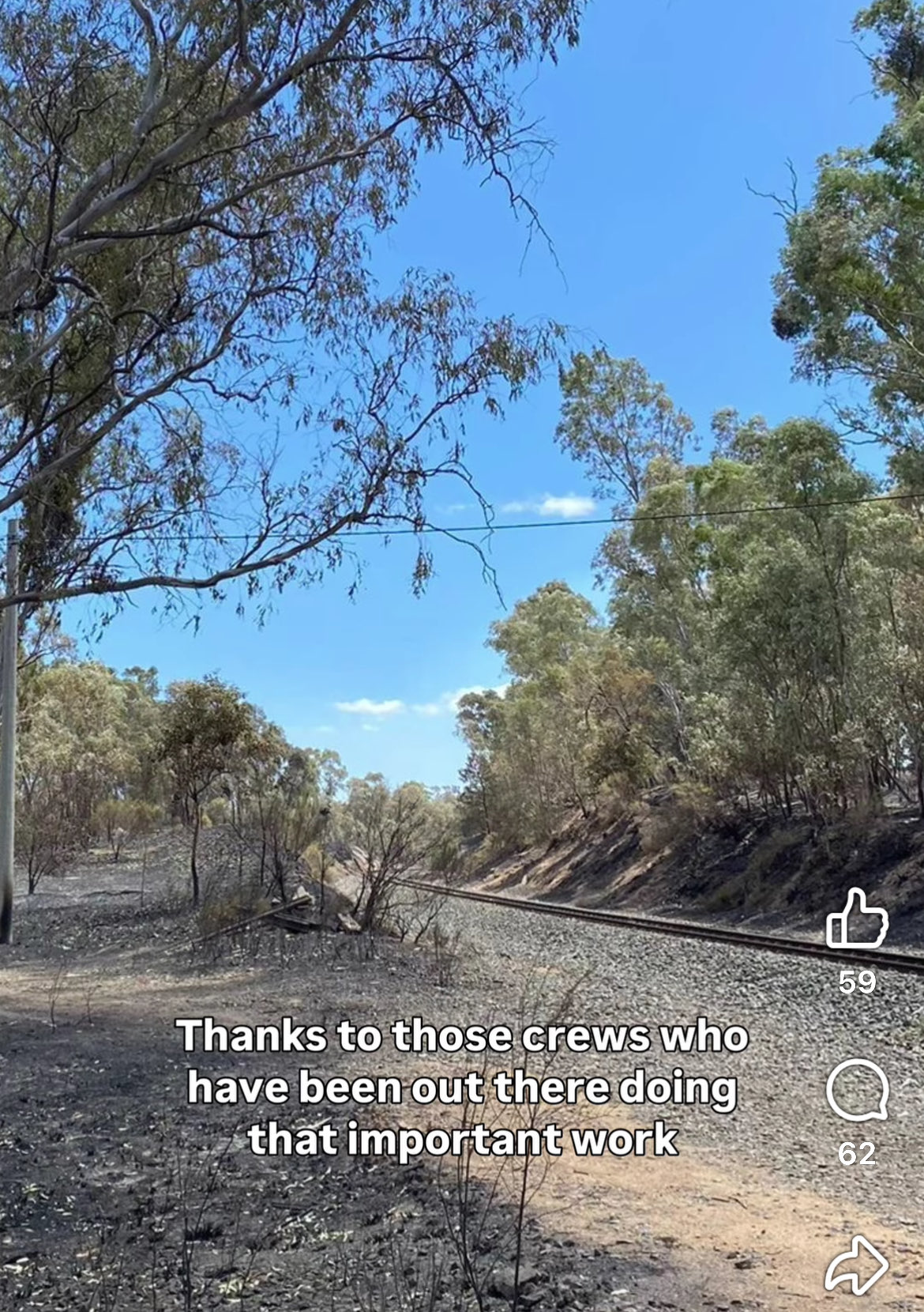 Trains return to the Bendigo Line after closure caused by a major fire