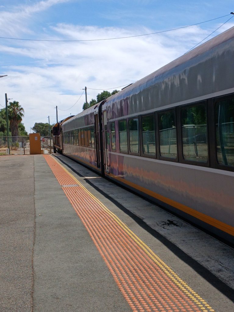 Major track works in progress at Pyramid Hill